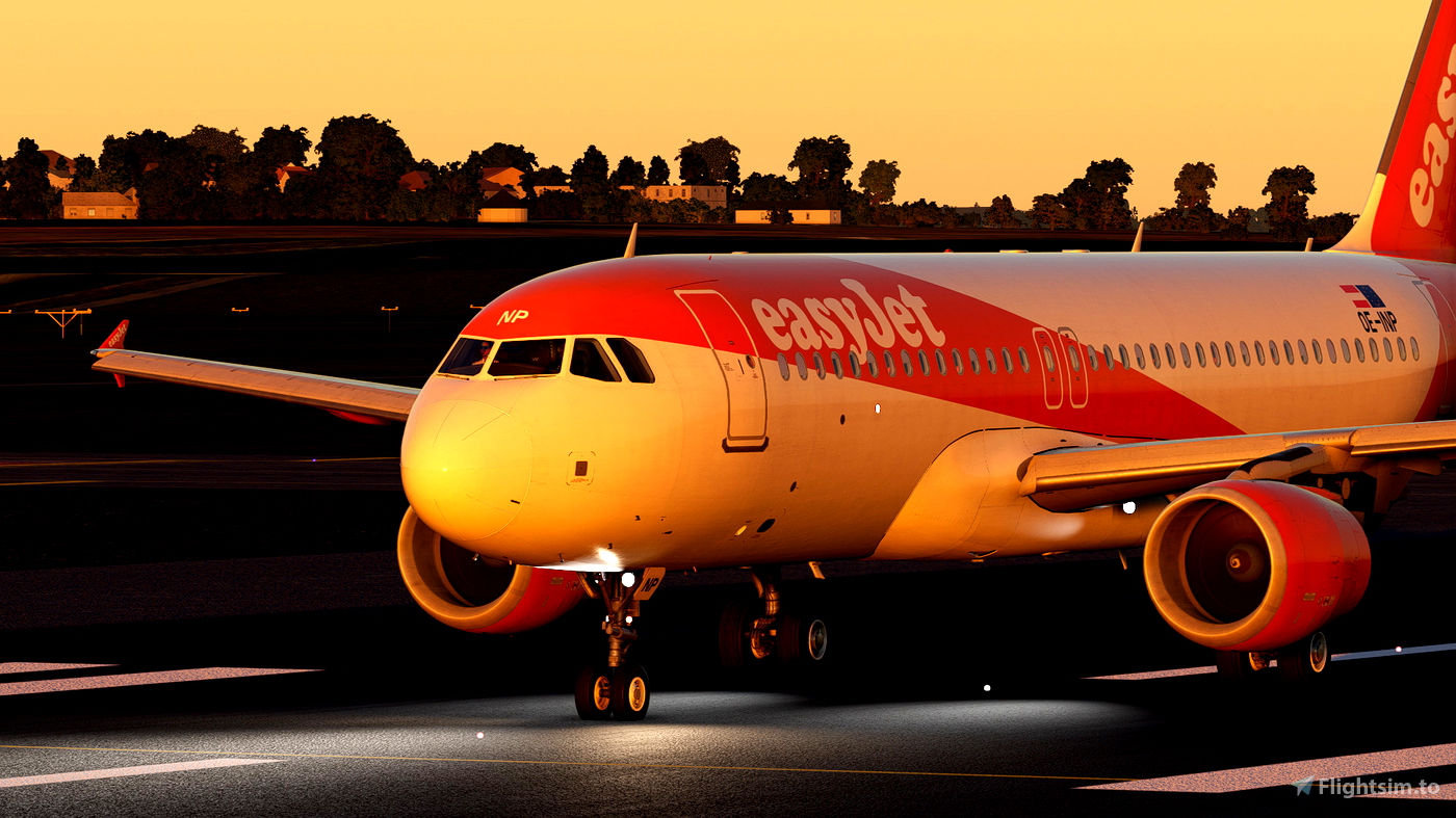 easyJet europe OE-INP with Cabin - Fenix A320 8K for Microsoft Flight ...