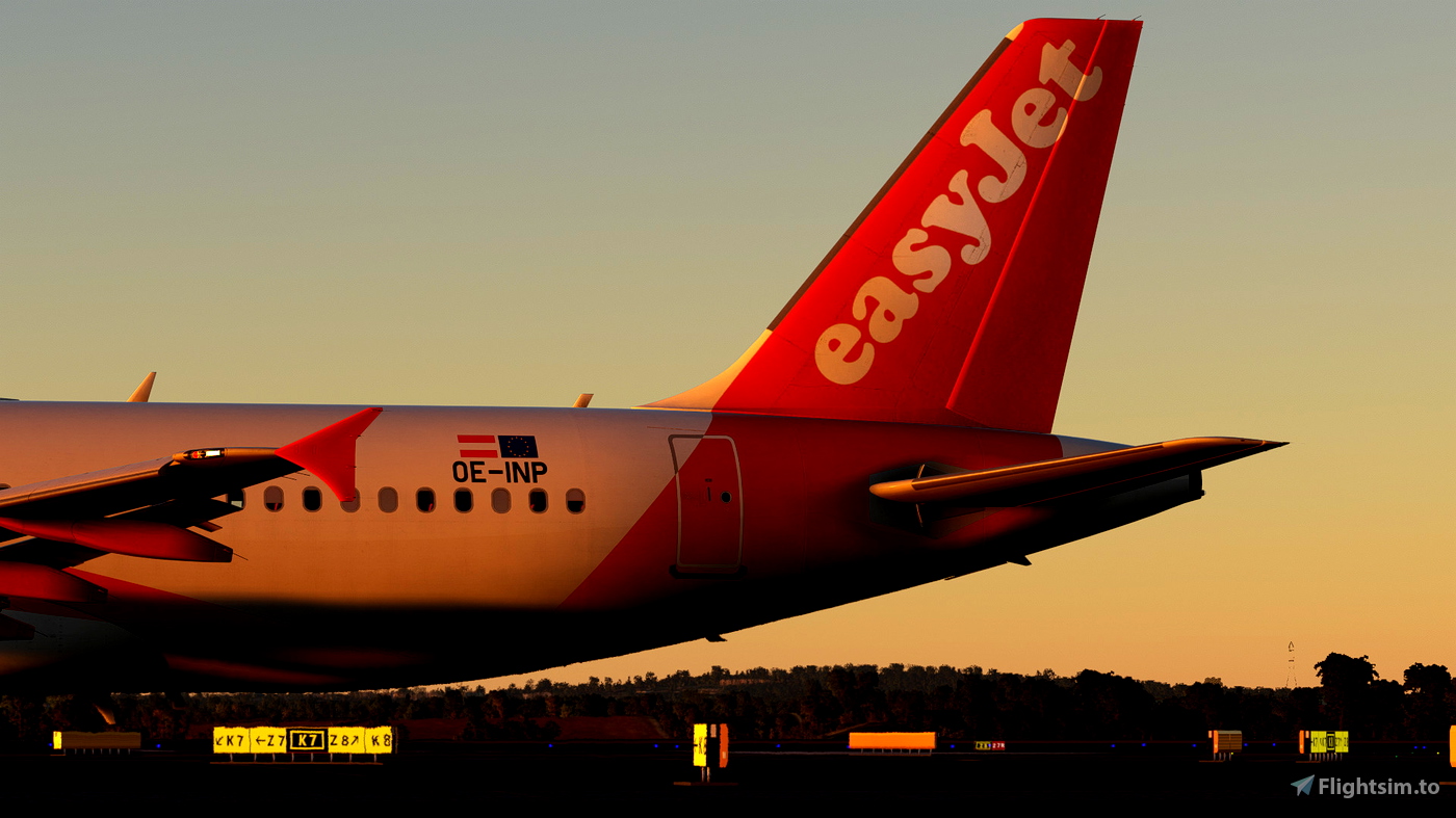 easyJet europe OE-INP with Cabin - Fenix A320 8K for Microsoft Flight ...