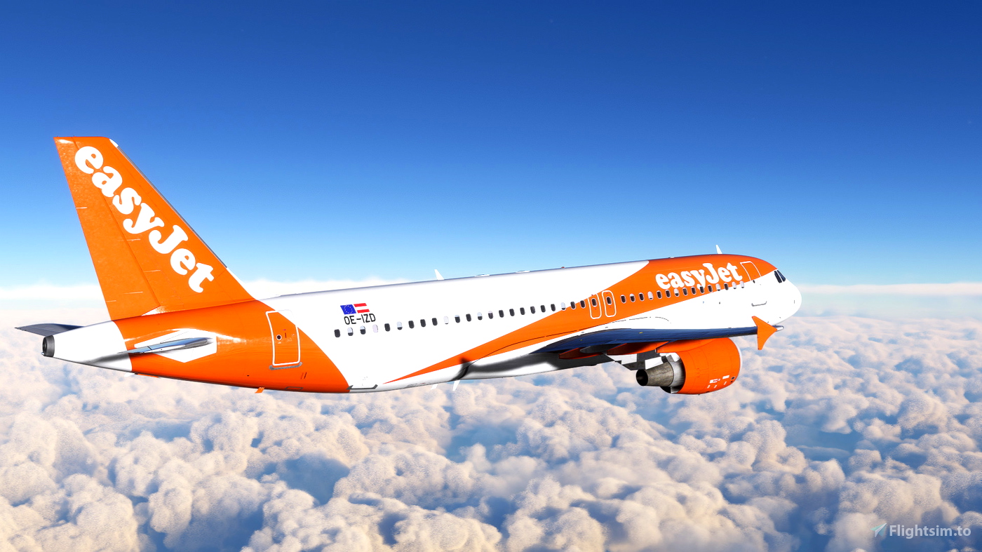 easyJet europe OE-IZD with OLD easyJet Cabin - Fenix A320 8K for ...