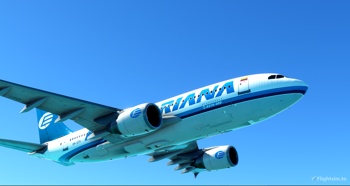 Ecuatoriana (VASP) | PP-SFH | Airbus A310-300 | 4K pour Microsoft ...