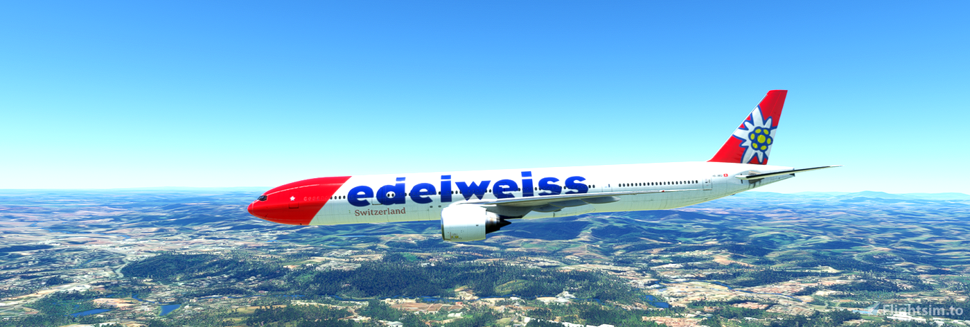 EDELWEISS AIRLINE 777-300 for Microsoft Flight Simulator | MSFS