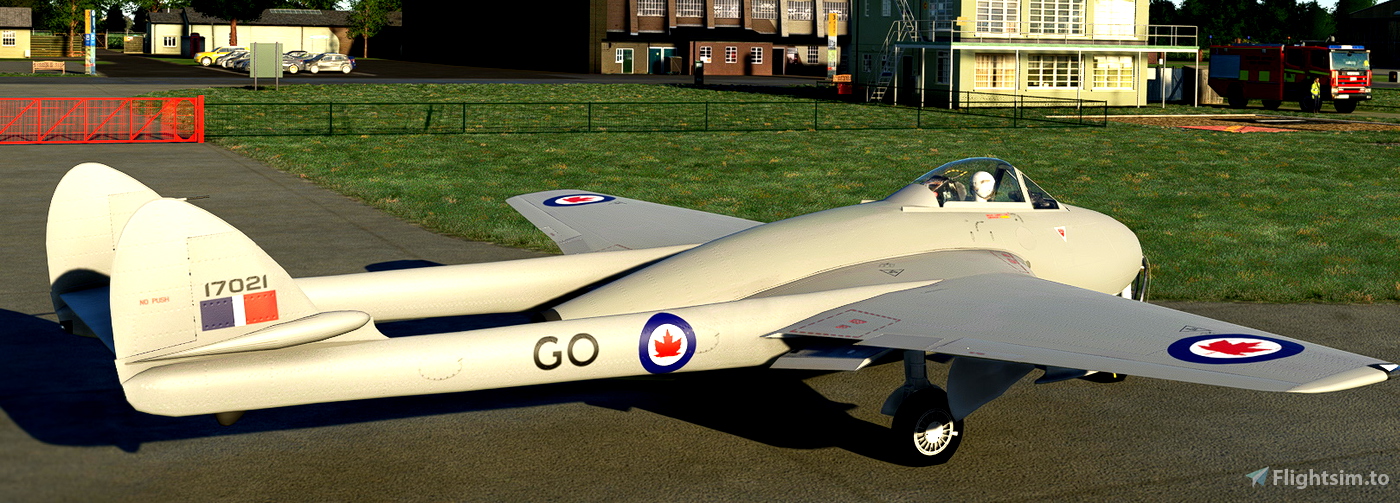 English cockpit and multiple livery pack for the Swissmilsim Vampire ...