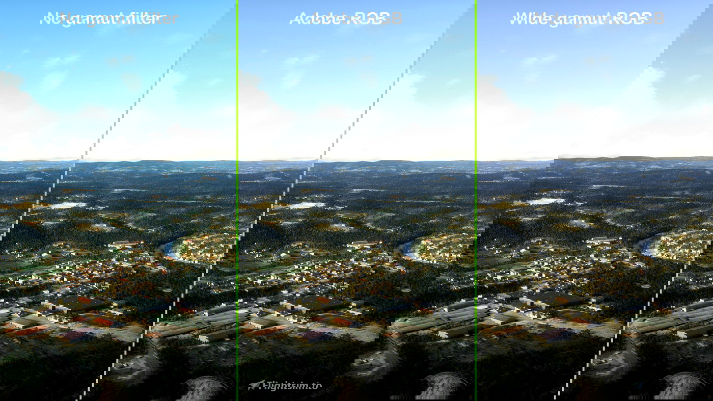 Eye adaption w/ wide gamut fix (ReShade preset) for Microsoft Flight ...