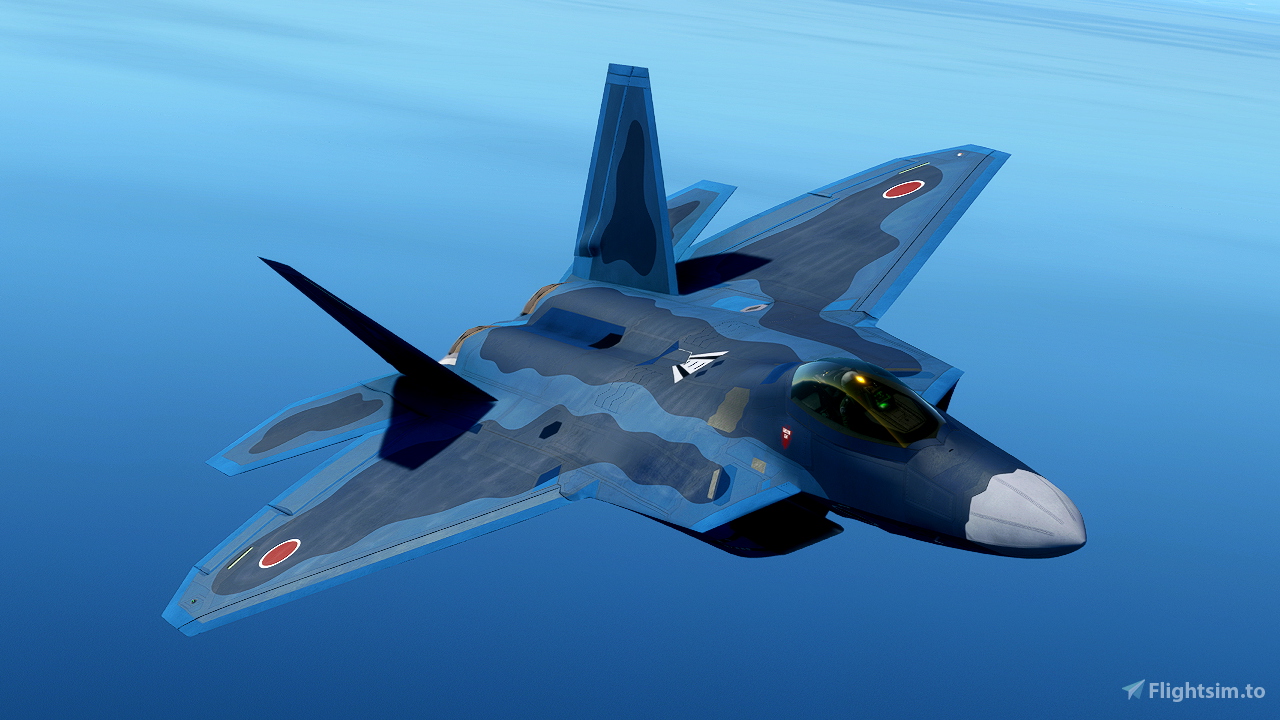 F-22A JASDF 3SQ [Fictional] のために Microsoft Flight Simulator | MSFS