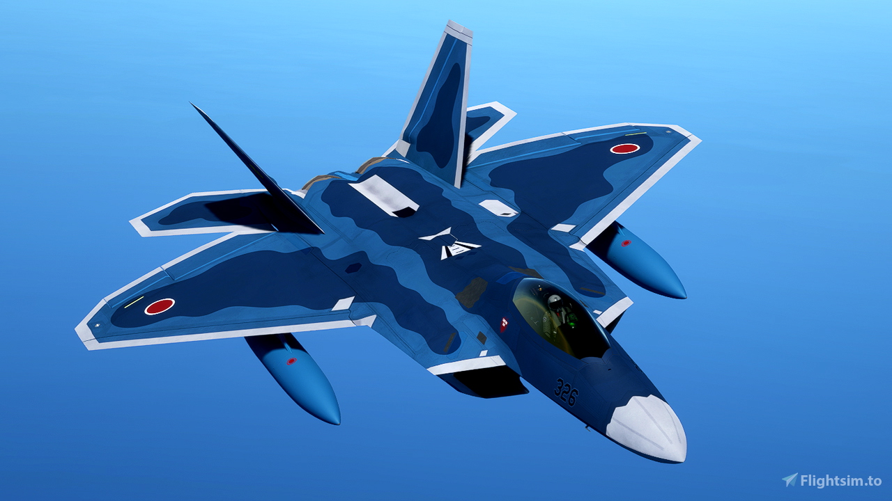 F-22A JASDF 6SQ [Fictional] for Microsoft Flight Simulator | MSFS
