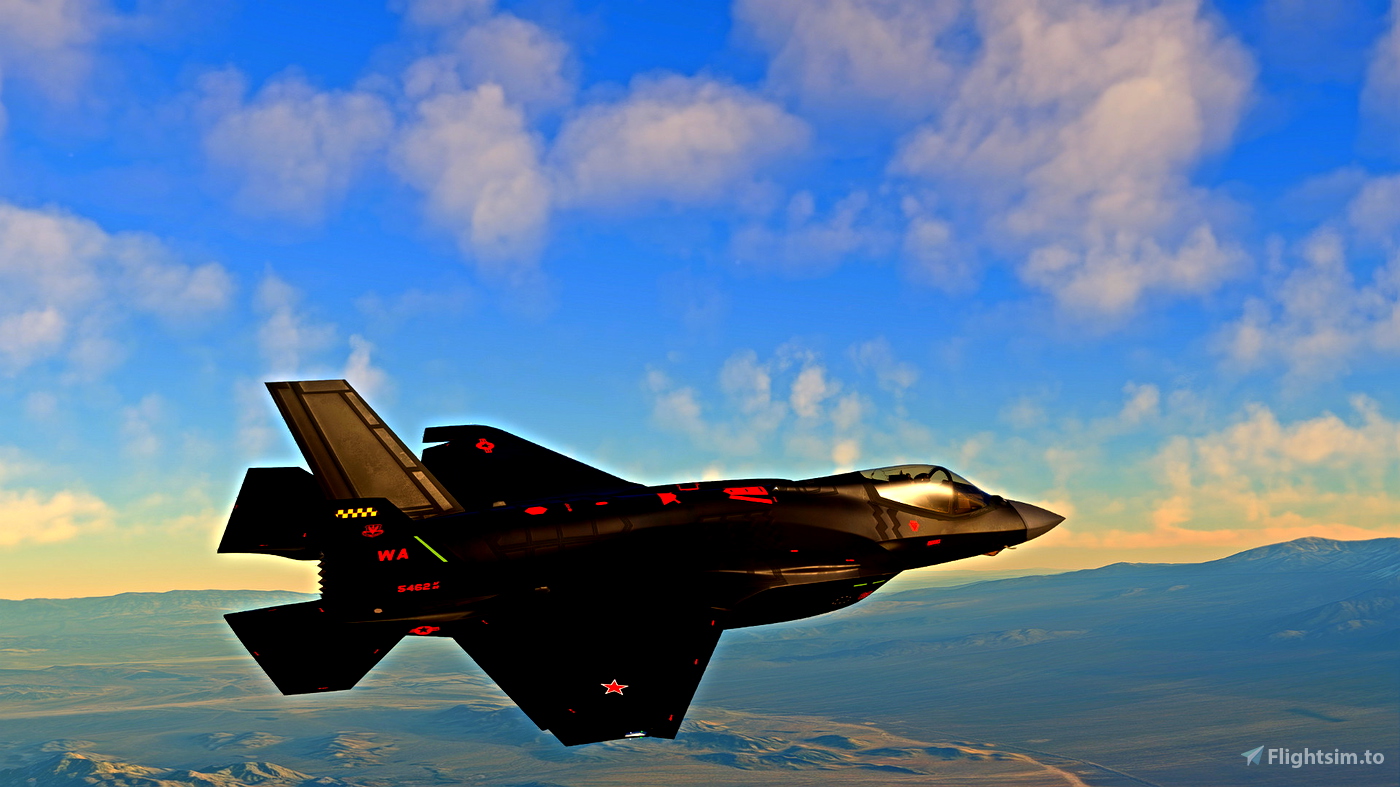 F-35A 65TH WRAITH AGRS for Microsoft Flight Simulator | MSFS
