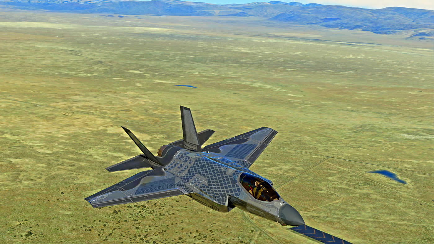 F-35C HYBRID MIRROR COAT for Microsoft Flight Simulator | MSFS