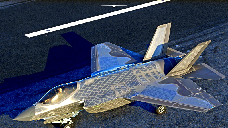 F-35C HYBRID MIRROR COAT for Microsoft Flight Simulator | MSFS