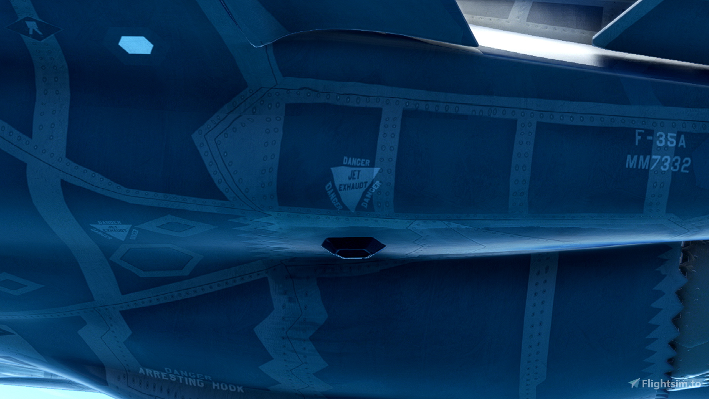 F35A Detail up skin for Microsoft Flight Simulator | MSFS