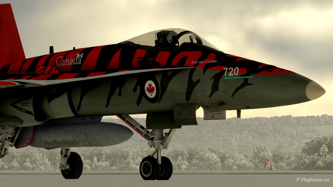 F/A-18C Legacy Hornet RCAF Tiger Meet (4K) for Microsoft Flight ...