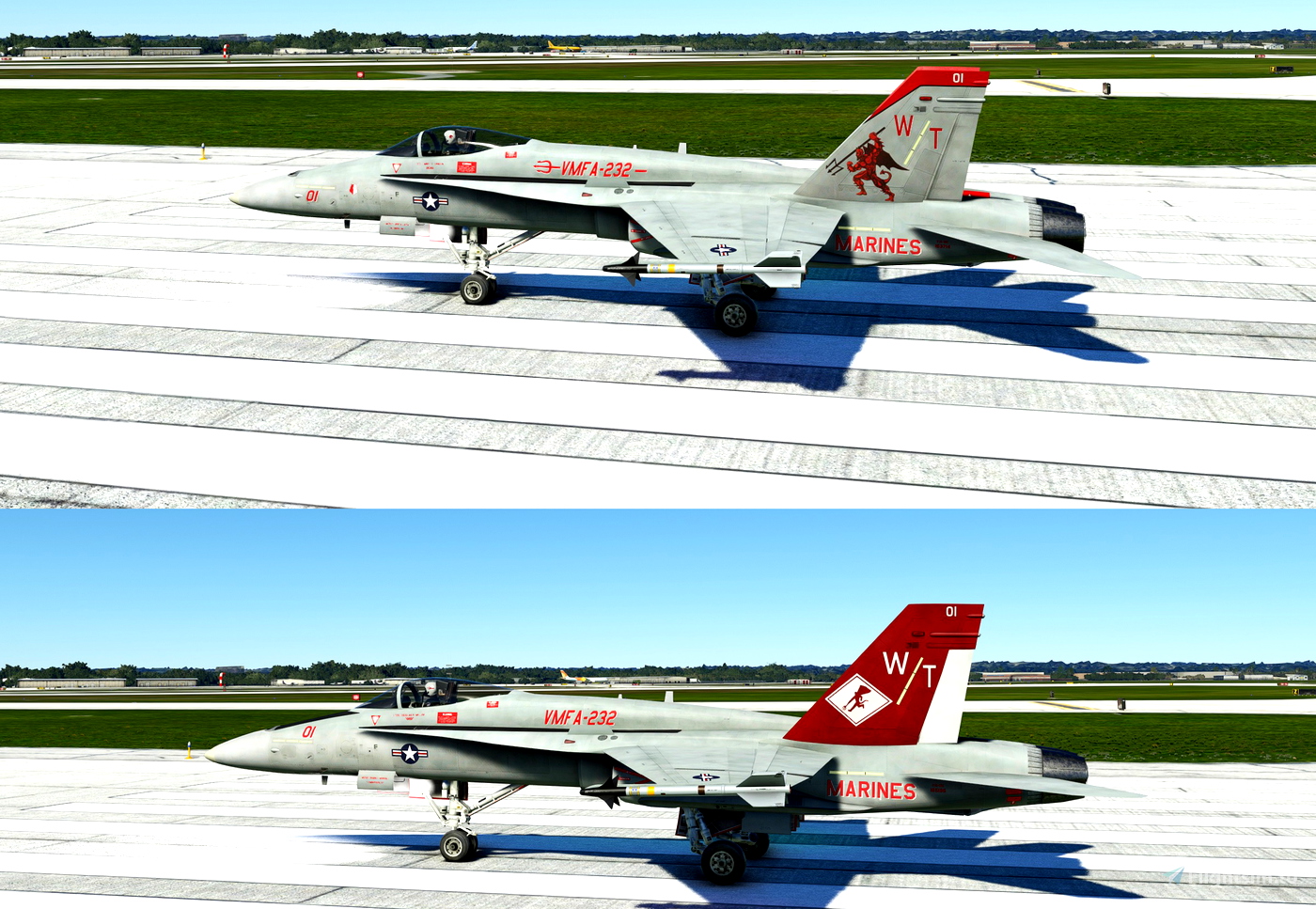F/A-18C VMFA-232 PACKAGE for Microsoft Flight Simulator | MSFS