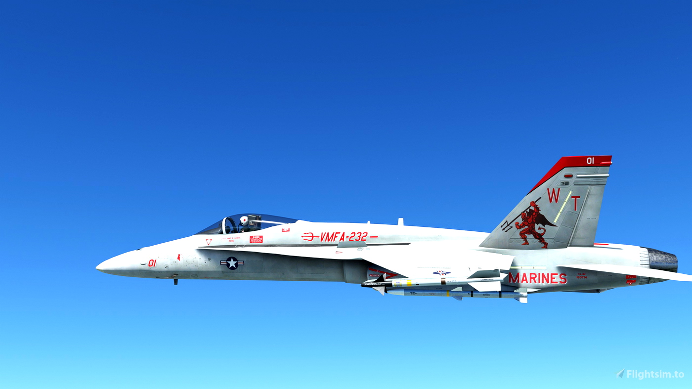 F/A-18C VMFA-232 PACKAGE for Microsoft Flight Simulator | MSFS