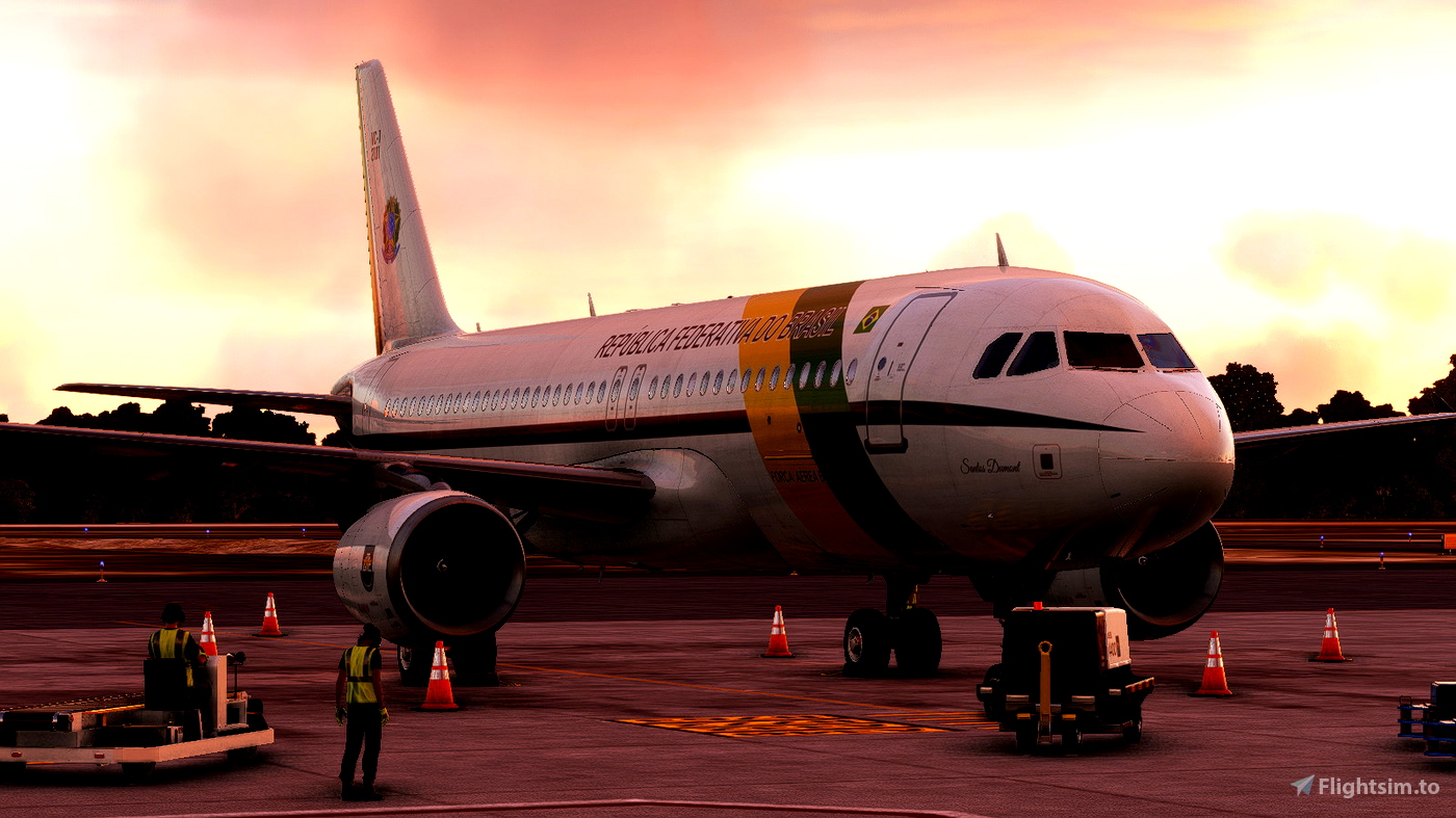 FAB - Brazilian presidential airplane - (VC-1A) - 8k-resolution - Fenix ...
