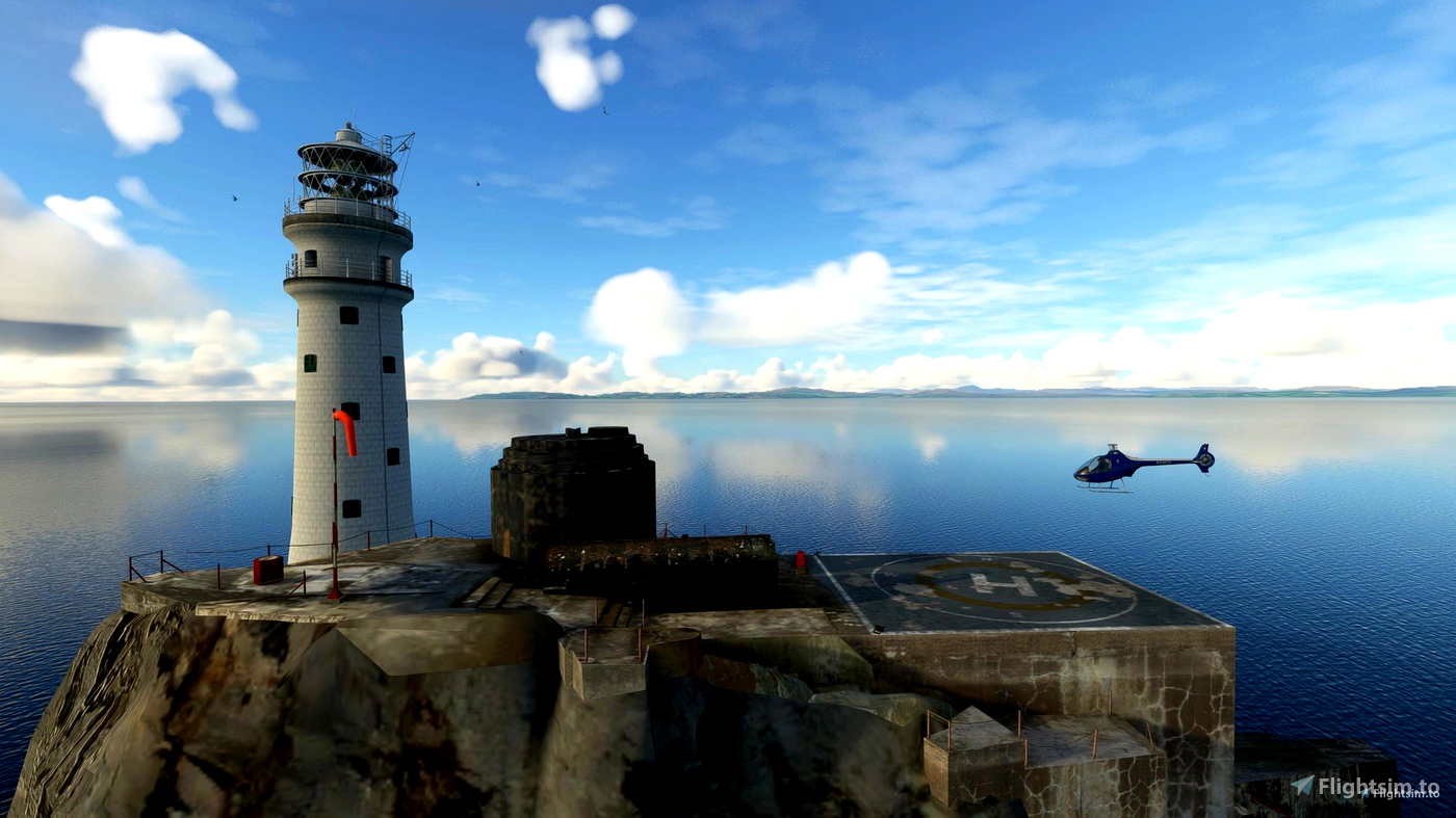 Fastnet Rock Lighthouse (Helipad) for Microsoft Flight Simulator | MSFS