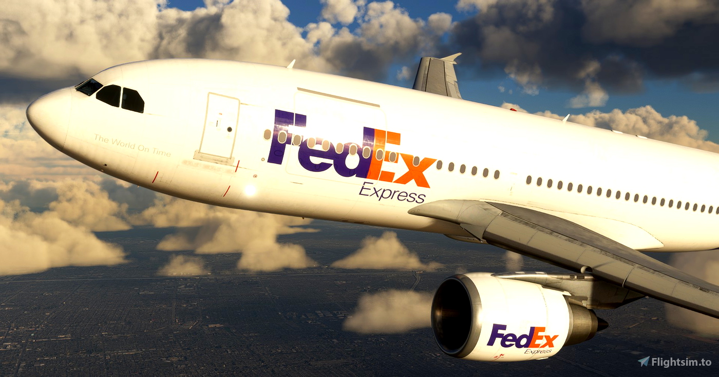 FedEx / Federal Express "N810FD" IniBuilds A310-300 P2F for Microsoft ...