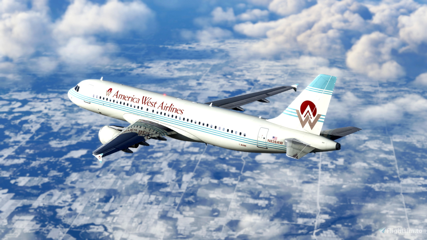 Fenix a320 America West Airlines - Retro for Microsoft Flight Simulator ...