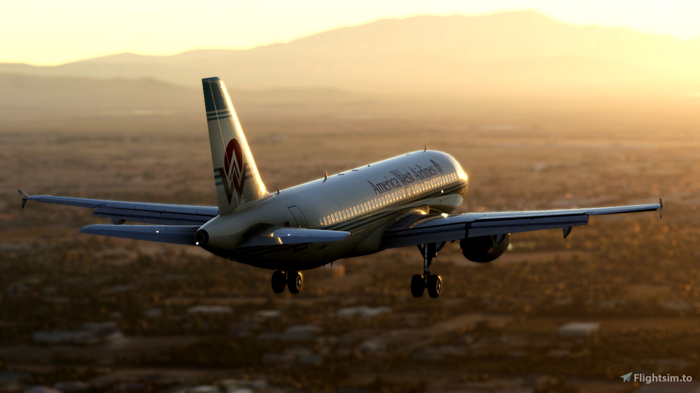 Fenix a320 America West Airlines - Retro for Microsoft Flight Simulator ...