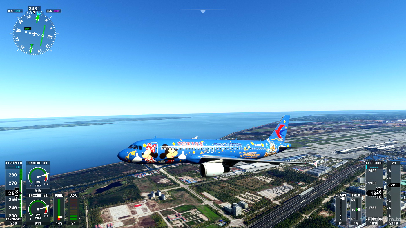 Fenix A320 China Eastern B-6635 Disney for Microsoft Flight Simulator ...