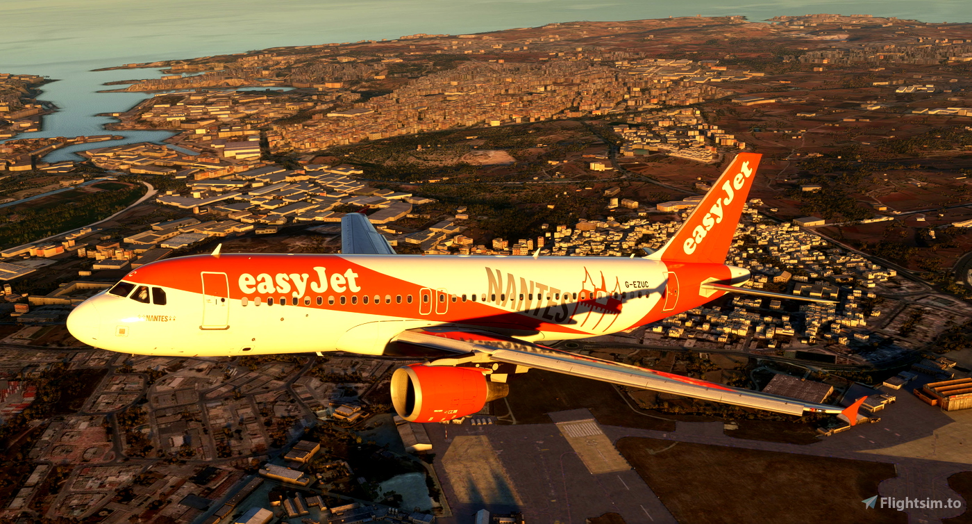 [FENIX A320] | Easyjet G-EZUC 'NANTES' Livery | [8K] Cabin Seats pour ...