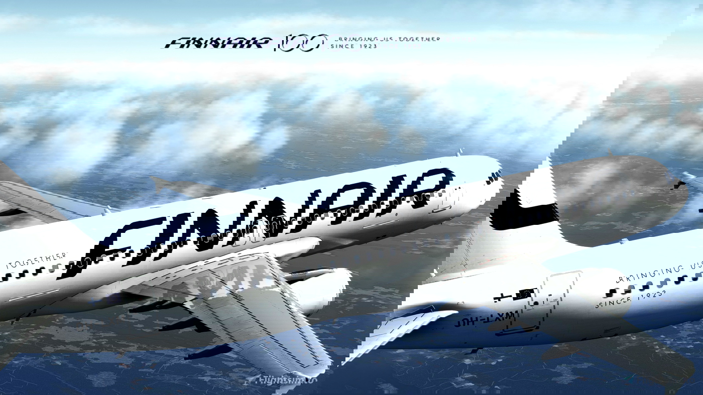 Fenix A320 FINNAIR OH-LXM FINNAIR 100 anniversary versions A320-214 ...