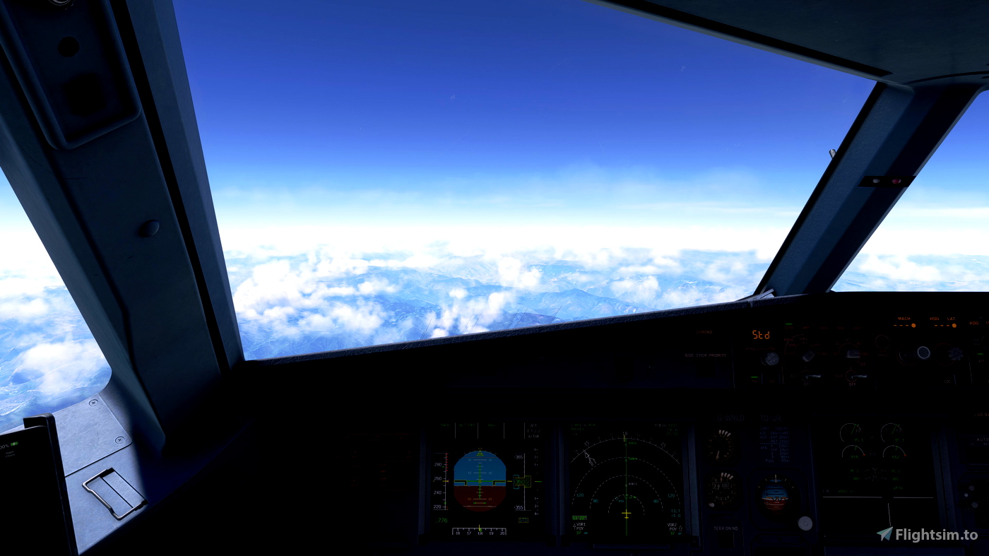 Fenix A320 Flightdeck and Cabin Views for Microsoft Flight Simulator | MSFS