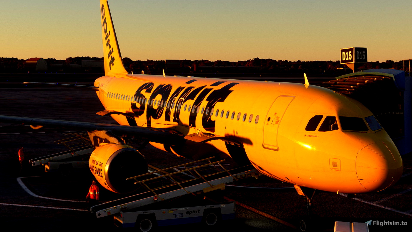 Fenix A320 | Spirit Airlines (Pack) | 4K & 8K w/ Cabin for Microsoft ...