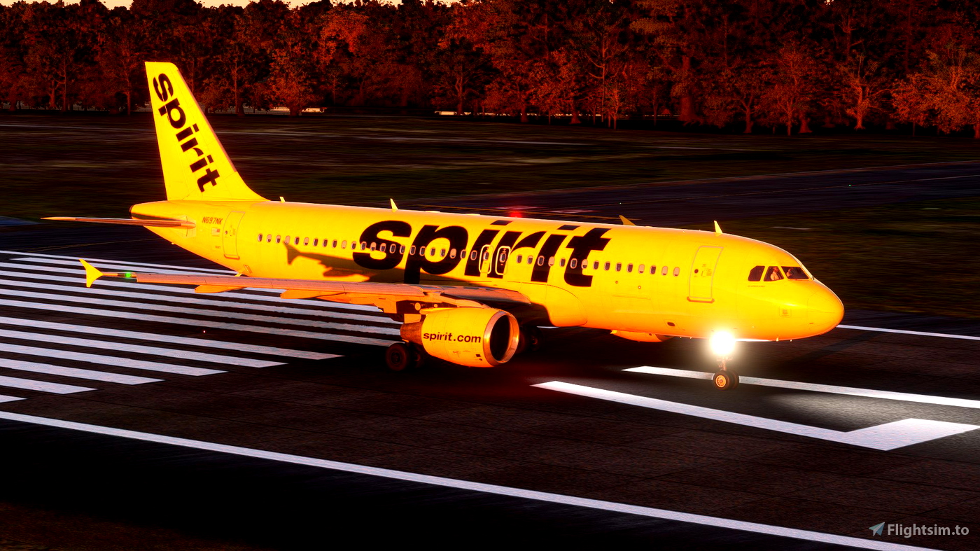 Fenix A320 | Spirit Airlines (Pack) | 4K & 8K w/ Cabin for Microsoft ...