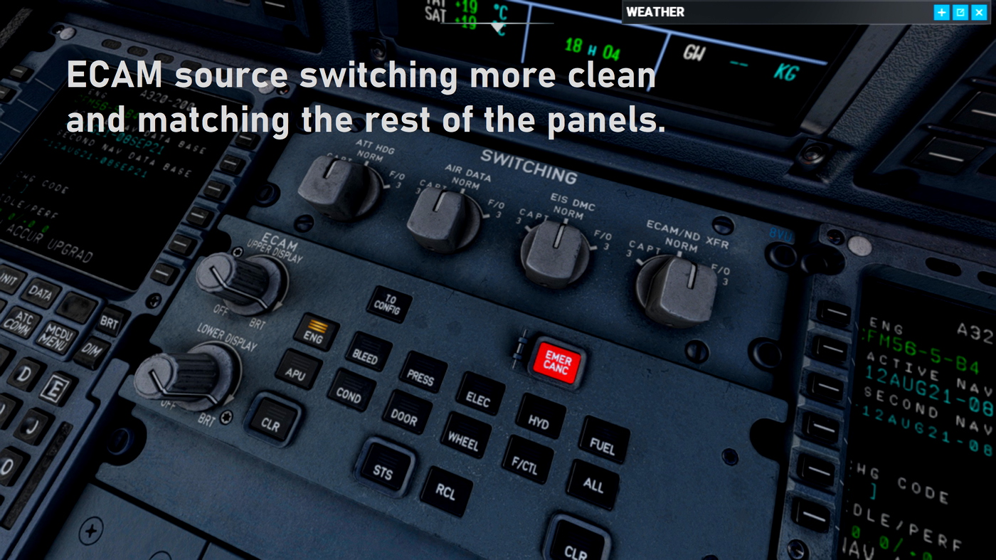 Fenix Airbus A320 cockpit overhaul for Microsoft Flight Simulator | MSFS