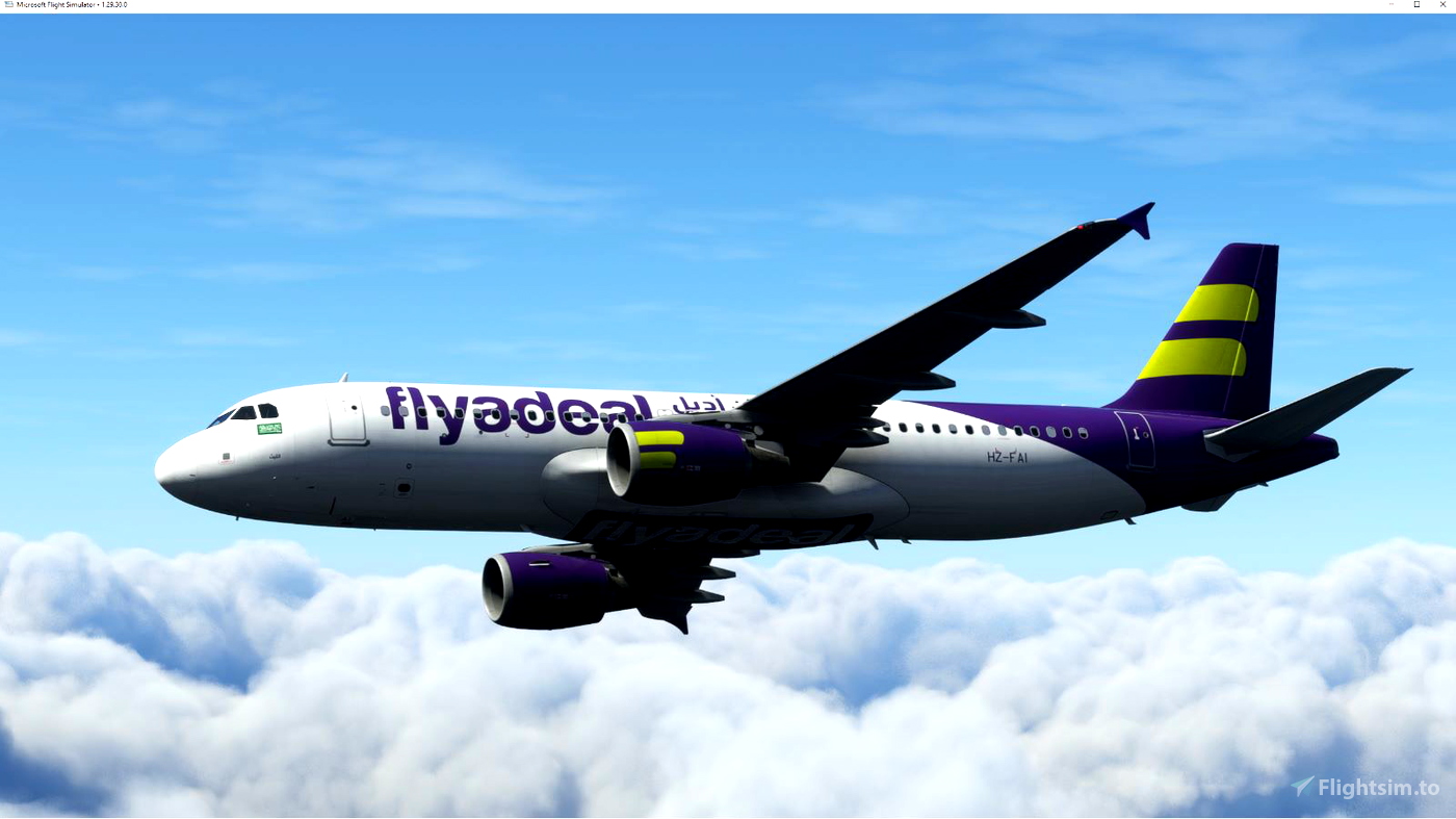 Fenix Airbus A320 flyadeal | 4K for Microsoft Flight Simulator | MSFS