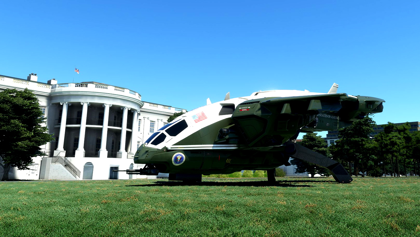 Fictional D-77 Marine One for the US President for Microsoft Flight ...