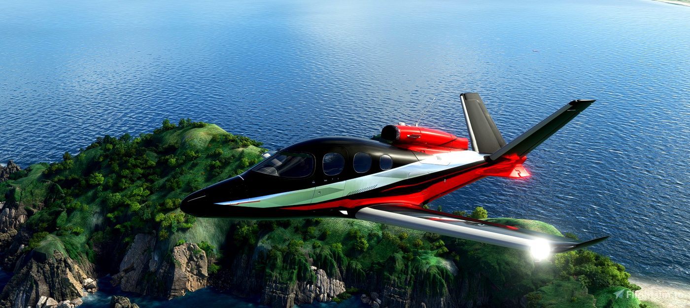 Flight FX – Cirrus SF50 Vision Jet G2 Red Fictional Livery pour ...