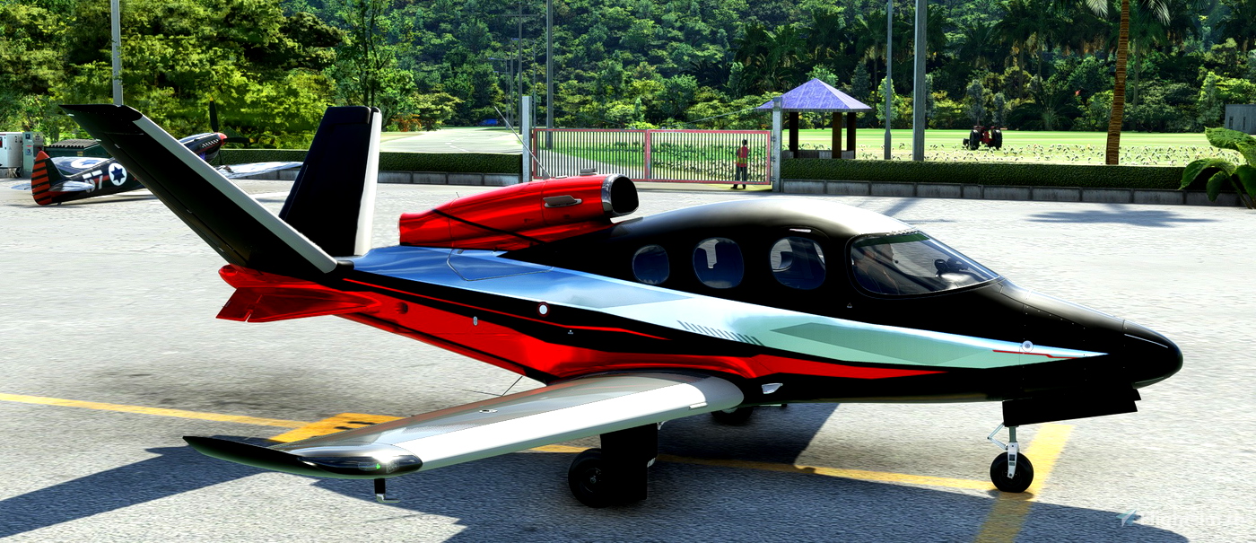 Flight FX – Cirrus SF50 Vision Jet G2 Red Fictional Livery a oldalon ...