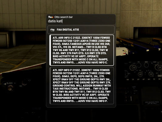 Flow VATSIM ATIS for Microsoft Flight Simulator | MSFS