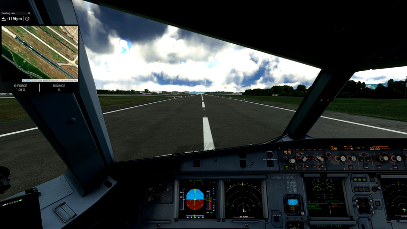 Flow Pro Widget: Landing rate for Microsoft Flight Simulator | MSFS
