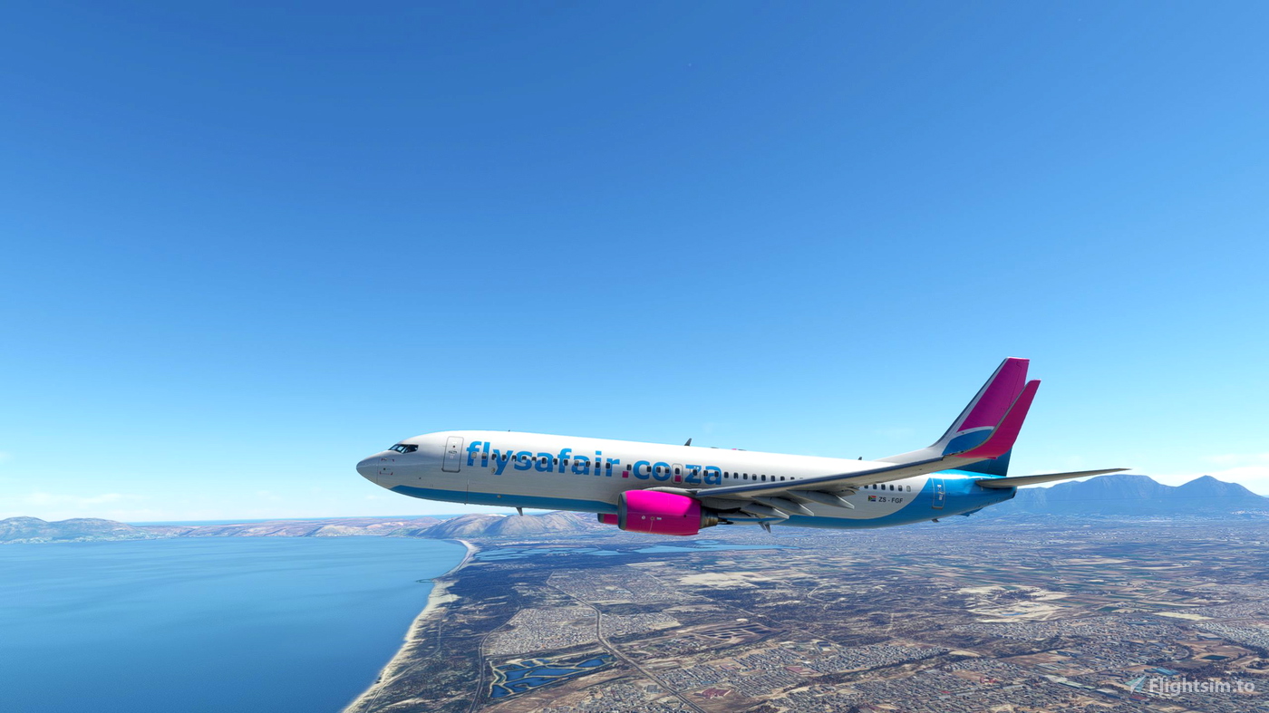 Fly Safair PMDG Boeing 737-800 for Microsoft Flight Simulator | MSFS