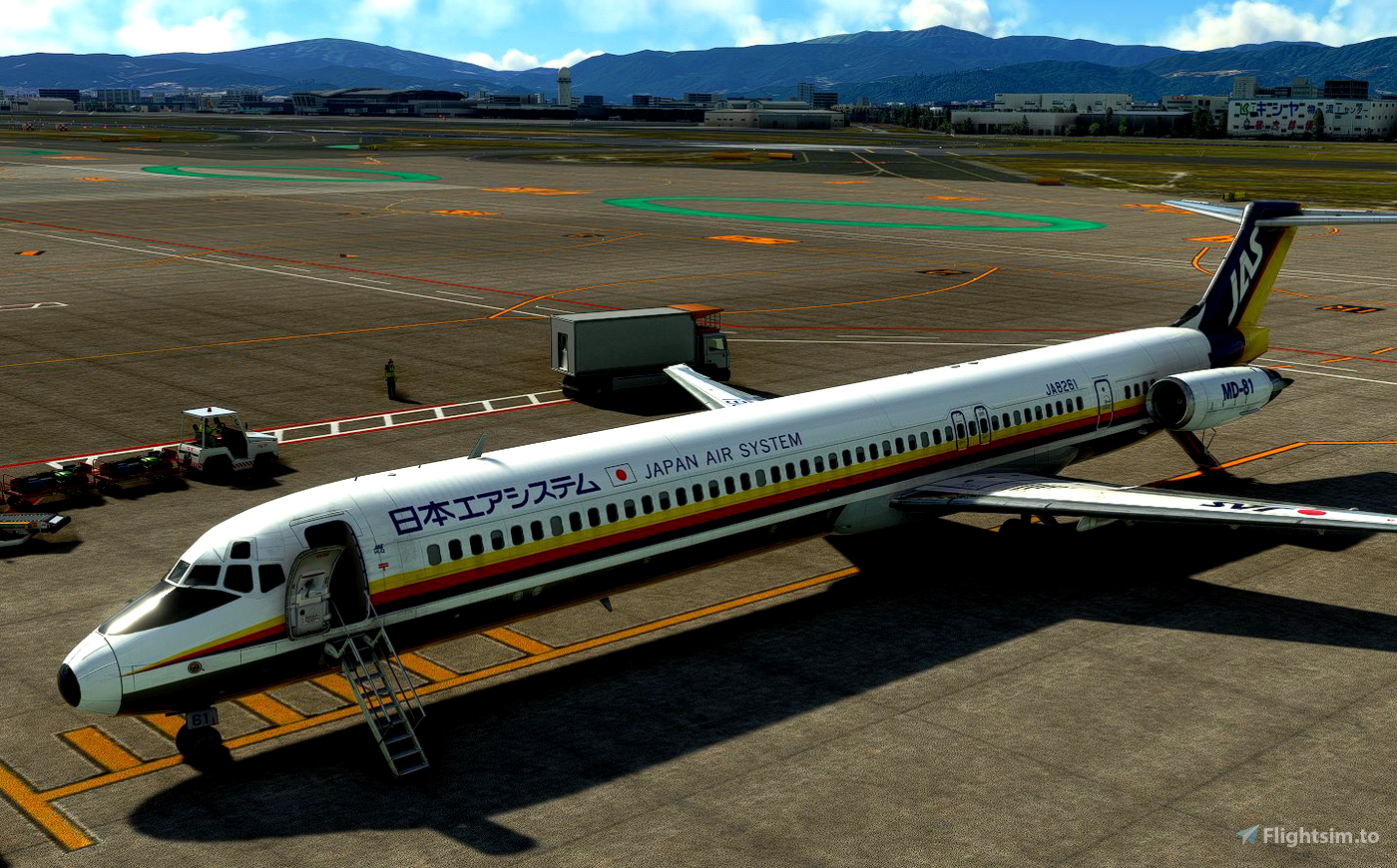 Fly the Maddog X DC-9-81/MD-81 Japan Air System & Harlequin Air Full Fleet Pack のために Microsoft ...