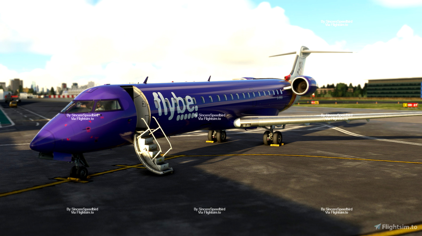 Flybe Purple | Aerosoft CRJ 700 [Fictional] for Microsoft Flight ...