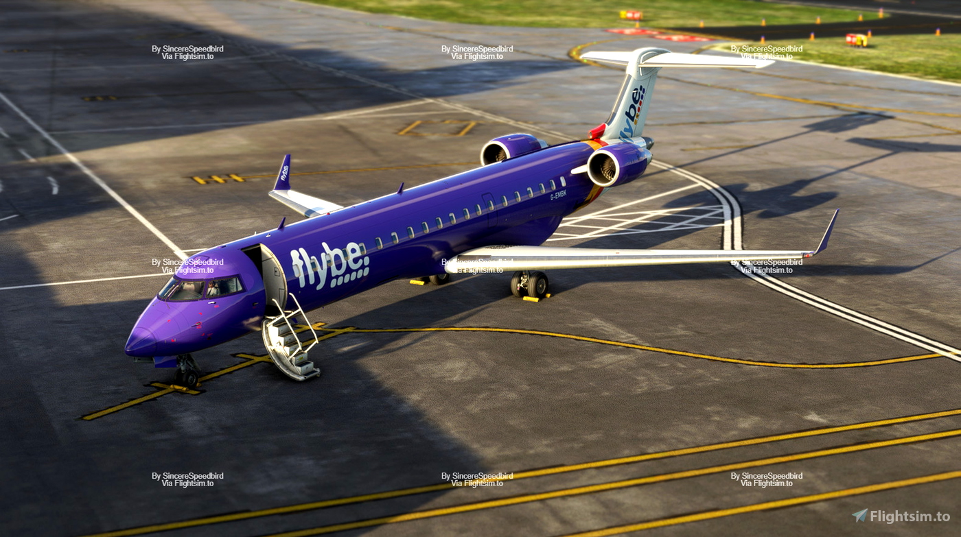 Flybe Purple | Aerosoft CRJ 700 [Fictional] for Microsoft Flight ...