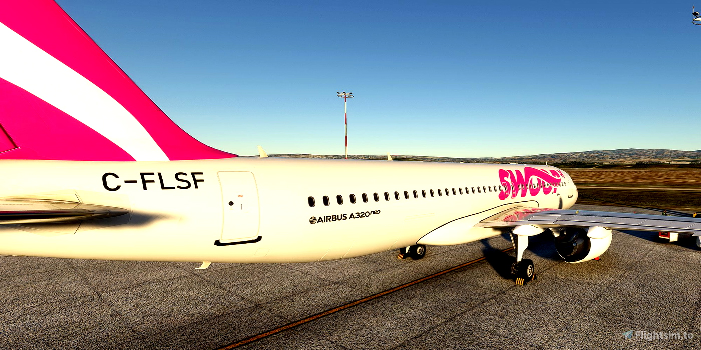[A32NX] FlyByWire | Airbus A320neo SWOOP Airlines C-FLSF 8k for ...