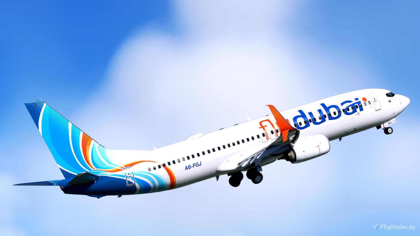 Flydubai (5-pack) - PMDG 737-800 for Microsoft Flight Simulator | MSFS