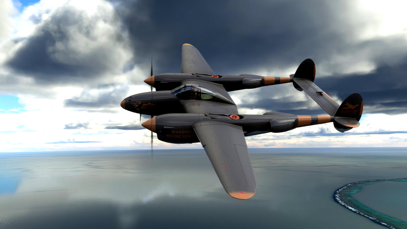 FlyingIron Simulations P38L "Warbird Wednesday" Livery for Microsoft ...