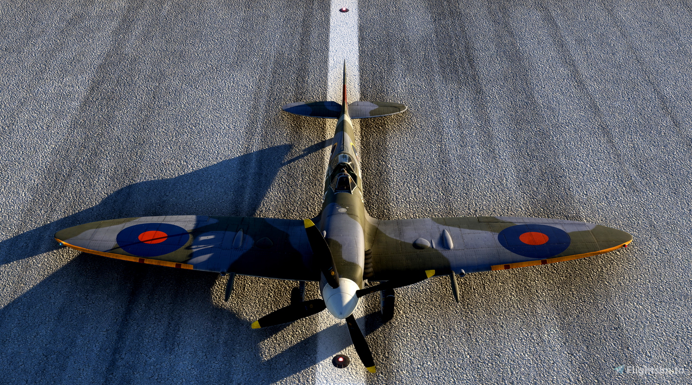 FlyingIron SpitfireIX Repaint Livery: G-TCHI for Microsoft Flight ...