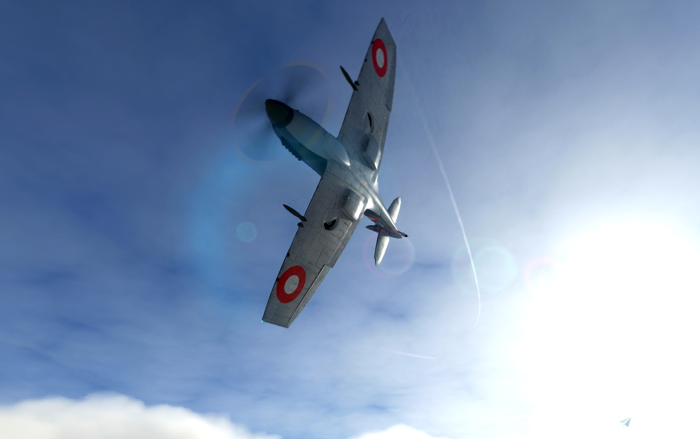 FlyingIron SpitfireIX Repaint Livery: Royal Danish Airforce Sqn. 725 ...