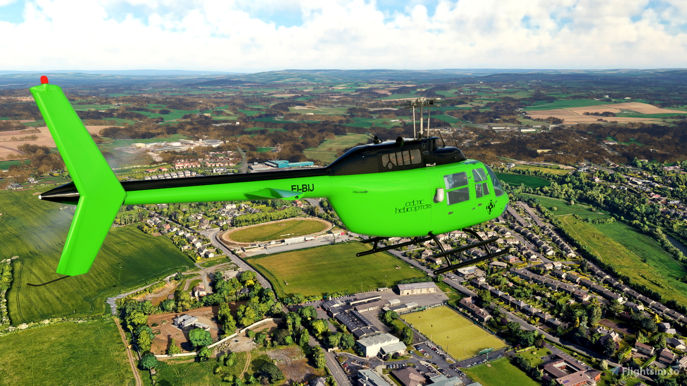 FlyInside B206 Celtic Helicopters EI-BIJ for Microsoft Flight Simulator ...
