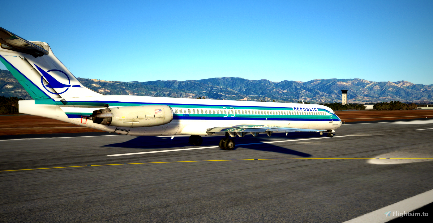 FlytheMaddog X MD-80 - Livery repaint for Republic Airlines. for ...