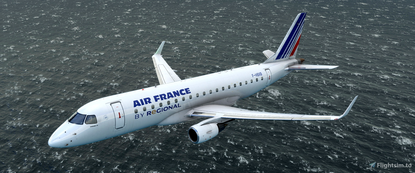 FSS E175 - Air France F-HBXB 2008 for Microsoft Flight Simulator | MSFS