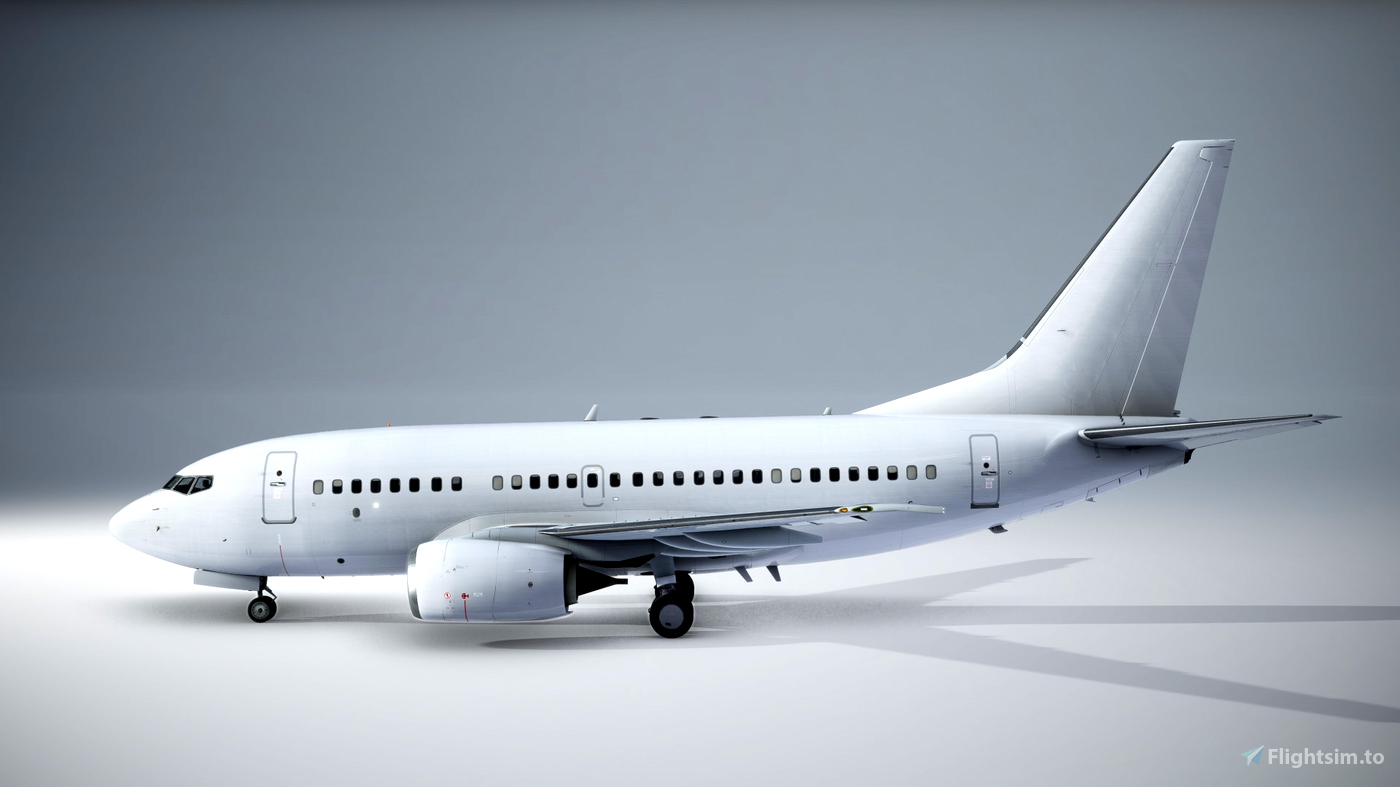 Full White PMDG 737-600 (by request) for Microsoft Flight Simulator | MSFS