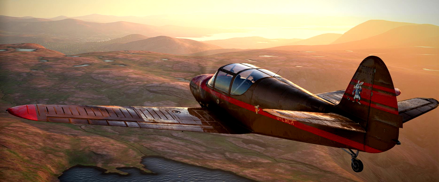 Globe Swift GC-1 ah brown & red Alice G-LWCA pour Microsoft Flight ...