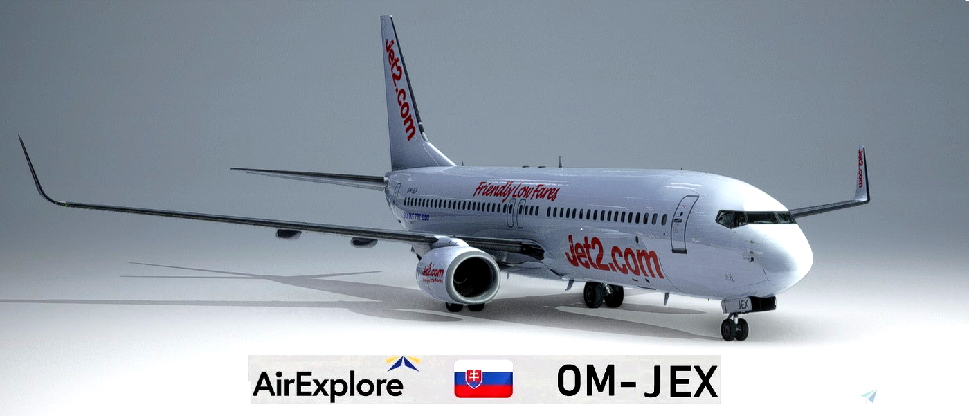 AirExplore Jet2 B738 PMDG NG3 OM-JEX for Microsoft Flight Simulator | MSFS