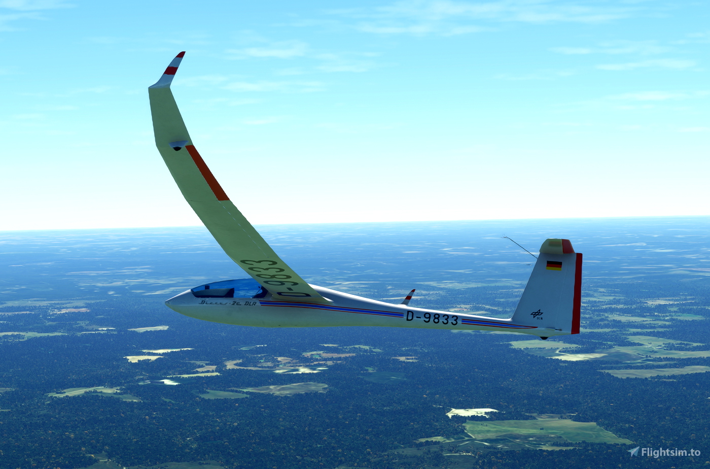 Got Friends Discus 2c Livery: D-9833 for Microsoft Flight Simulator | MSFS